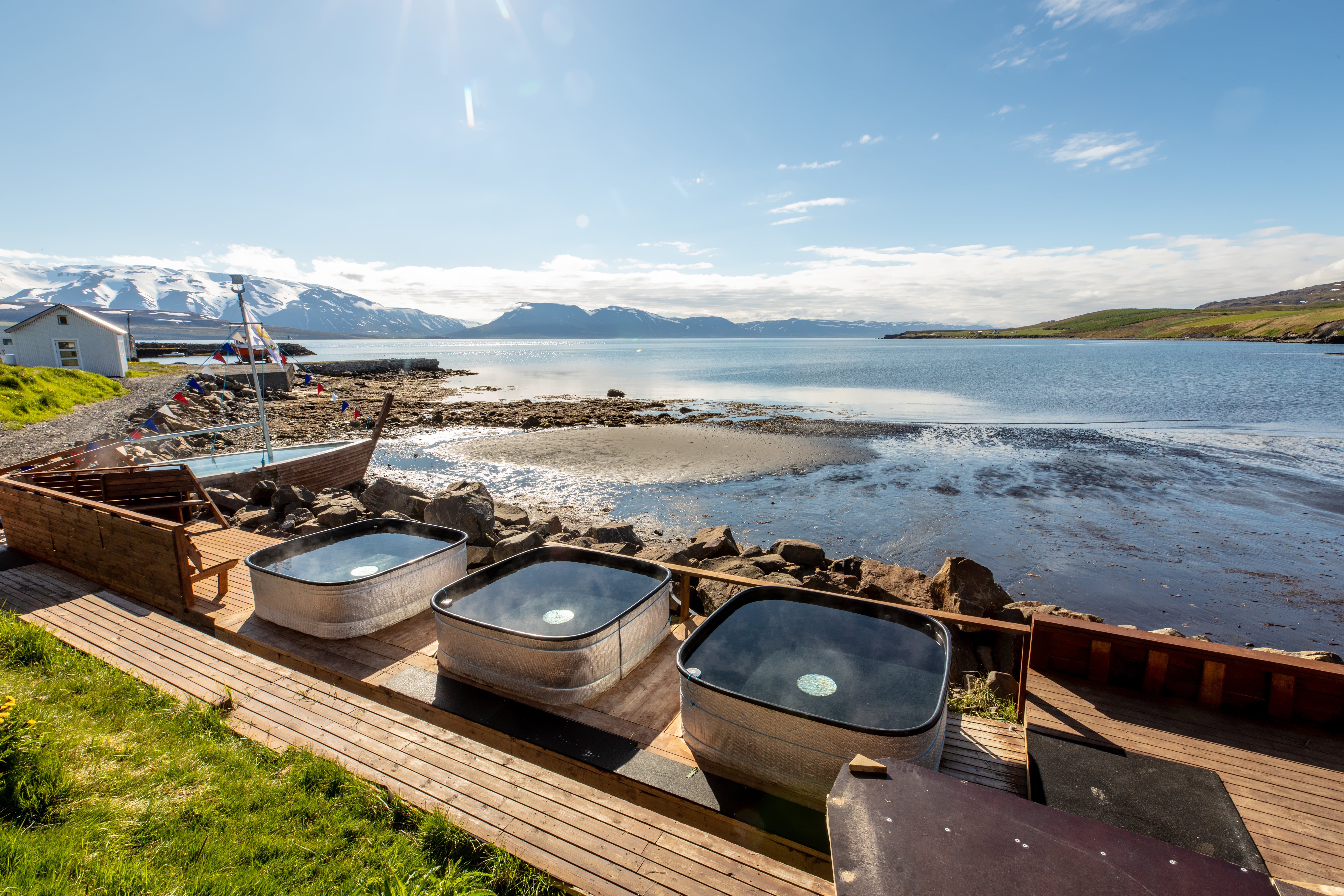 Hot Tubs Hauganes | Arctic Coast Way - North Iceland